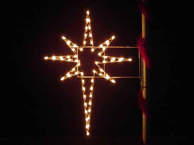 Blue Led Star Of Bethlehem